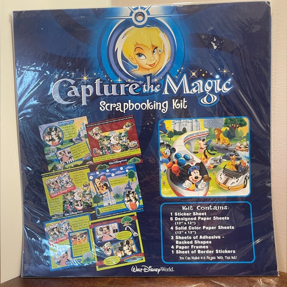Disney | Office | Capture The Magic Scrapbook Kit Four Parks One World ...